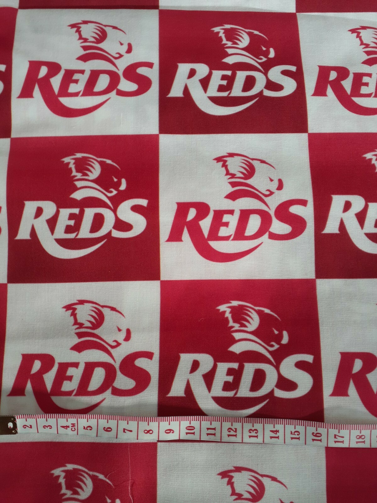 Qld Reds rugby Fabric PolyCotton 1m x 1.4m (width) | eBay