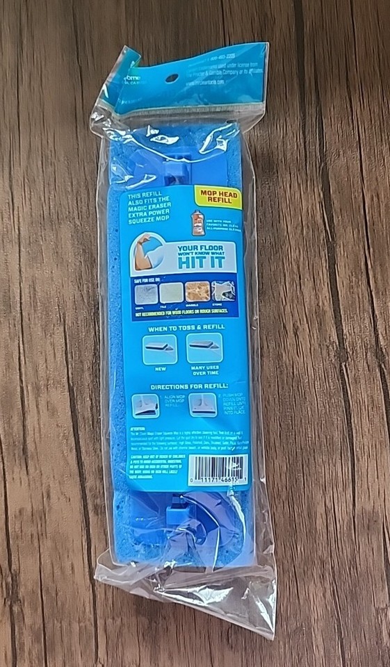 Mr. Clean Magic Eraser Mop Head Refill Extra Power Type A New ...