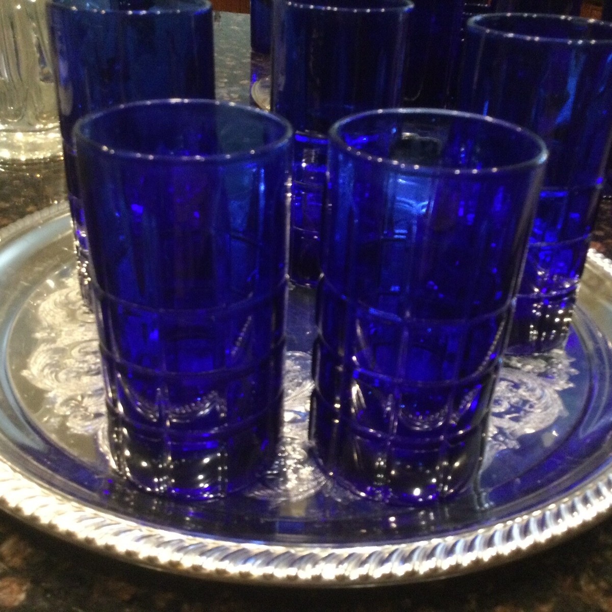 Cobalt Glassware