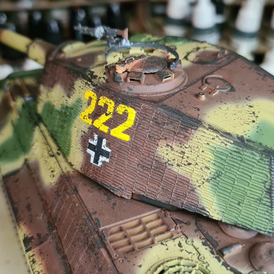 1:35 Built German King Tiger Kampfgruppe Peiper Ardennes offensive ...