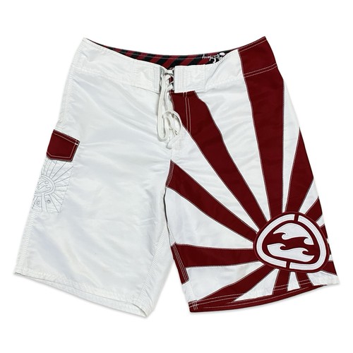 RARE Y2K Billabong Andy Irons Rising Sun Board Shorts Surf Beach Swim ...