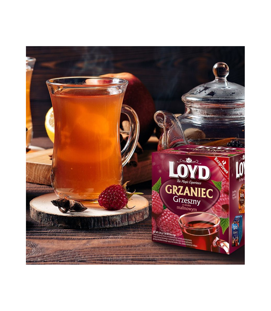 Mokate LOYD Mulled Tea 30g / 10 tbs - Plum, Sinful Raspberry, Cossack ...