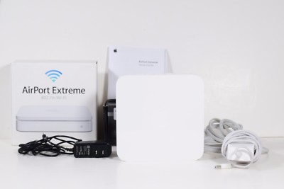 Apple AirPort Extreme Base Station A1354 802.11N WiFi Router PC or Mac ...