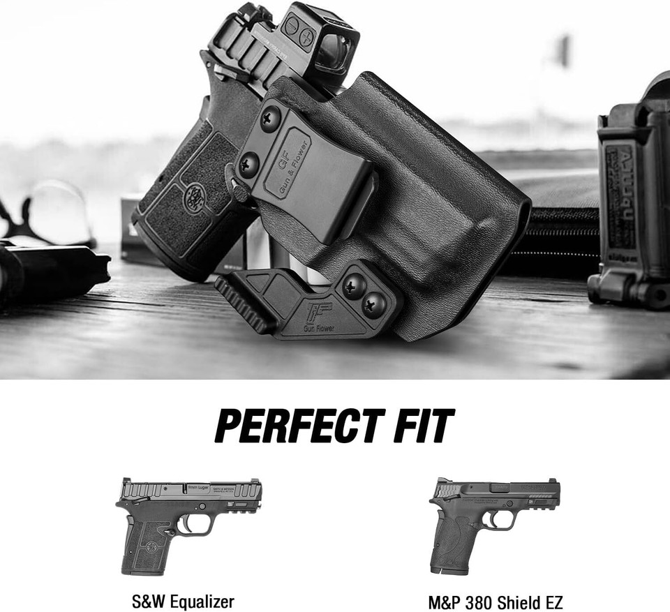 S&W Equalizer Holster,Optic Cut, IWB Holster Fit S&W Equalizer,M&P 380 ...