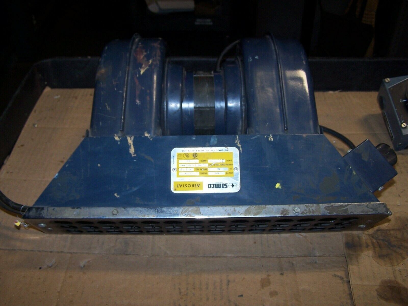 SIMCO AEROSTAT AS-20A STATIC ELIMINATION BLOWER 120 VAC | eBay