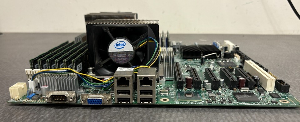 ** Intel S5520HC Server Motherboard + Dual Xeon X5670 CPUs + 196GB RAM ...