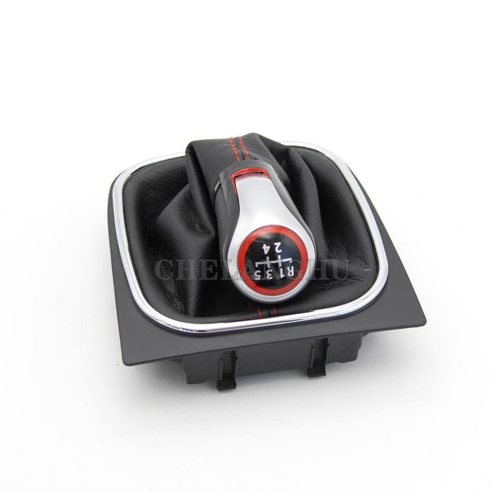 5 speed gear stick shift knob For VW Jetta GLI Golf 5 MK5 6 MK6 GTI GTD ...