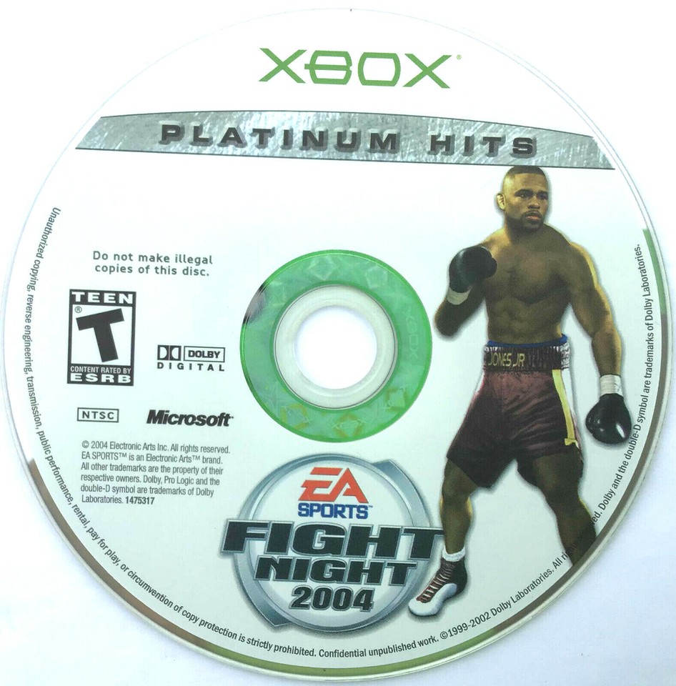 Xbox Fight Night Round 3 Boxing Live And EA Sports Fight Night 2004 ...