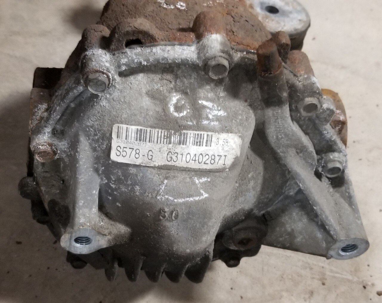 2003 2004 2005 2006 Lincoln LS REAR DIFFERENTIAL V8 3.9L 3.58 8.0 Inch ...