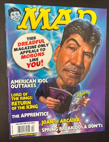 MAD MAGAZINE #440 (EC Comics 2004) -- American Idol -- Lord of Rings ...