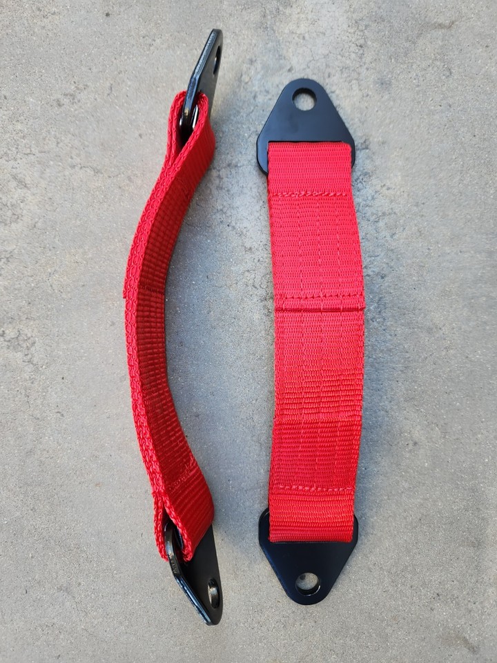 Suspension Limit Straps, Suspension Limiter, 14" Red, Pair | eBay