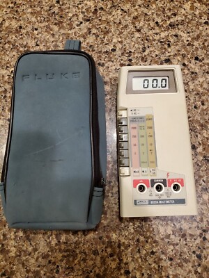 Vintage Fluke Multimeter 8020A Tested Working Unit With Fluke Gray Case ...