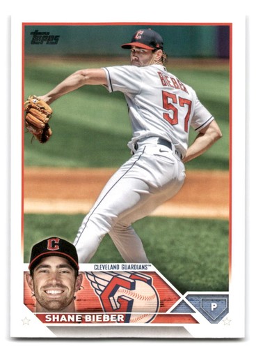 Shane Bieber 2023 Topps Baseball #298 Cleveland Guardians | eBay