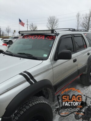 LED Light Bar Mounts 40" 41" 42" Straight Powdercoated Fits 96-02 ...