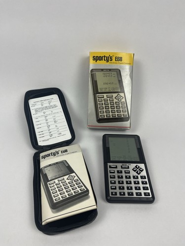 Sporty's E6B Electronic Flight Computer Calculator *WORKING* | eBay