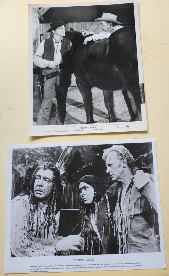 Actor Lon Chaney Jr Western Great Movie Photo Lot of 8 Original Era 8 x ...