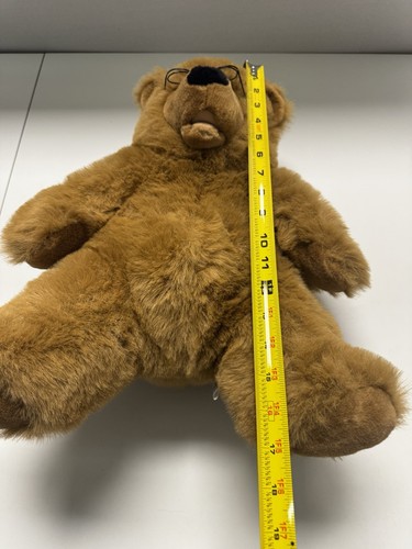Fancy Zoo Brown Bear Stuffed Plush Animal 16” With Glasses 1407B | eBay