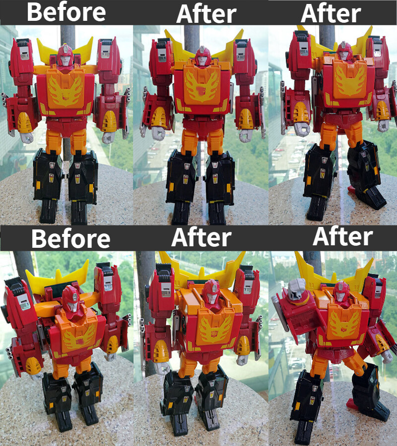 Just got a personal grail! LOVE PotP Rodimus Prime! : r/transformers