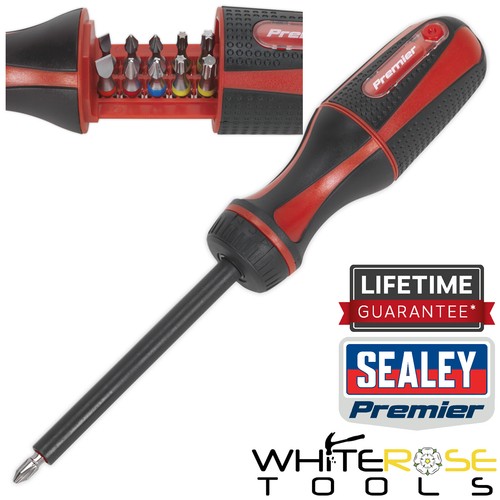 Sealey Ratchet Screwdriver Set Pozi Phillips Torx Fine 48 Tooth Premier ...