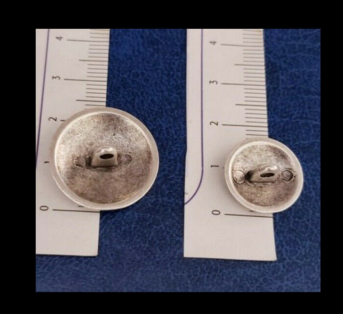 Blazer Jacket buttons acacia circular silver plated enamel Masonic ...