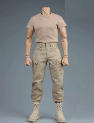 1/6 scale Military Combat Tee and Pants for 12'' Action Figure Worldbox ...