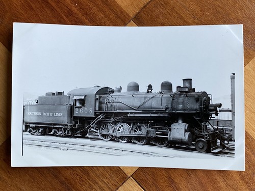 Southern Pacific Railroad Train Engine Locomotive No. 2608 Antique ...