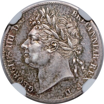 1825, Great Britain, George IV. Nice Silver 4 Pence (Groat) Coin. NGC ...