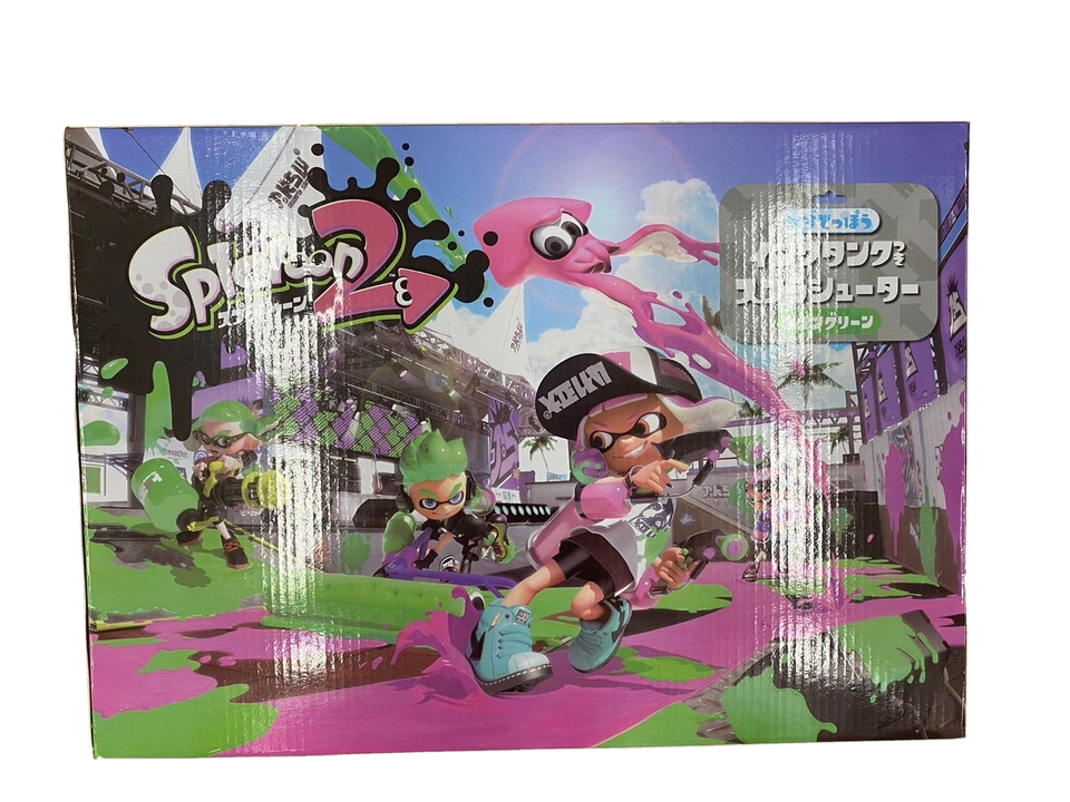 Nintendo Splatoon 2 Toy Splash Shooter Neon Green Water Gun Halloween ...