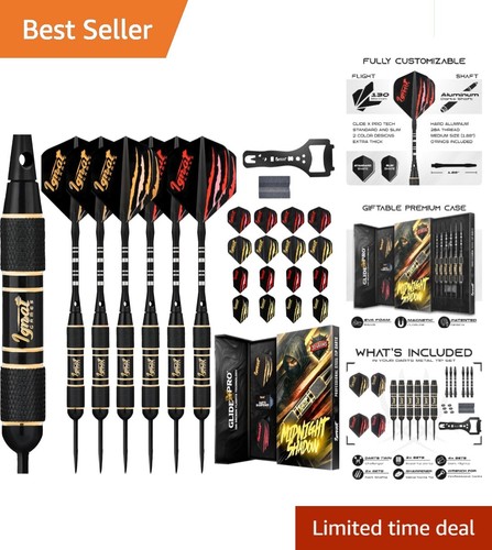 High-Performance Dart Set: Brass Barrels, Aluminum Shafts & Gift Case ...