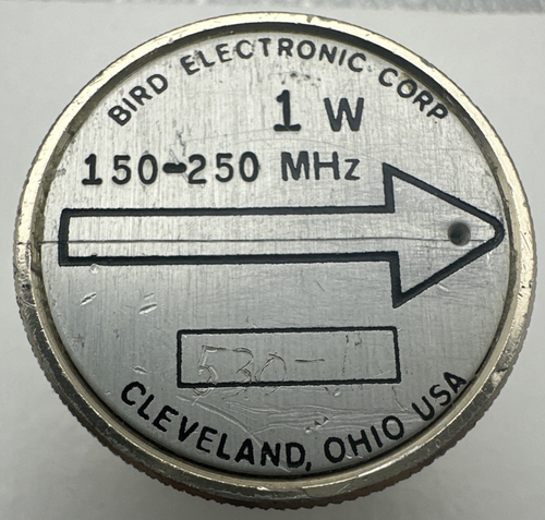 Bird 43 Thruline WattMeter Element 1W 150-250MHz | eBay