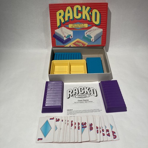 RACKO Card Game 1997 Parker Brothers 100% Complete with instructions | eBay