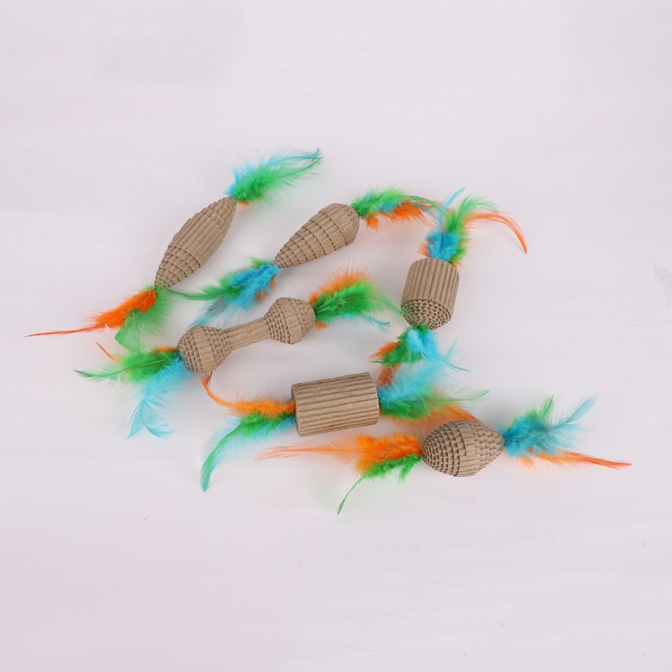 Interactive Kitten Toy Cat Claw Sharpening Corrugated Paper Toys | eBay ...