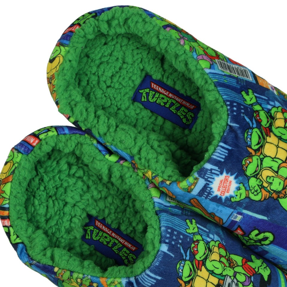 Teenage Mutant Ninja Turtles Slippers Adult Scuff Sllide Slipper Socks ...