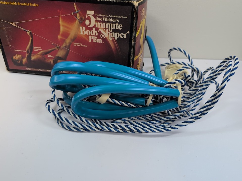 Joe Weider's 5 Minute Body Shaper Plan Rope Booklet Original Box ...