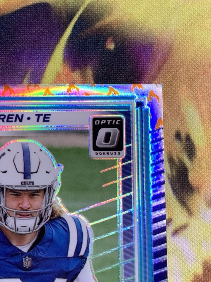 2025 - Rated Rookie Tyler Warren Optic Fire Emoji SSP Colts | eBay
