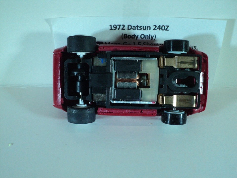 HO scale Slot Car Custom Resin body only 1972 Datsun 240Z in RED Fits ...