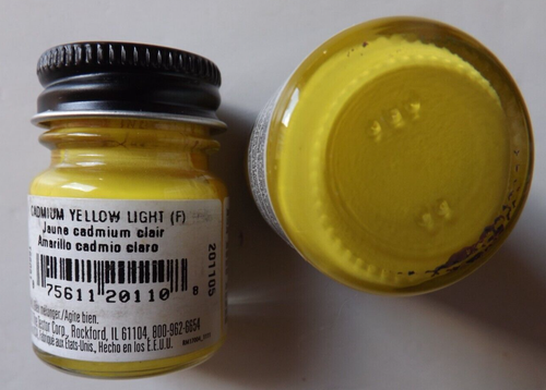 Testors Model Master "CADMIUM YELLOW LIGHT" #2011 1/2 oz. ENAMEL PAINT ...