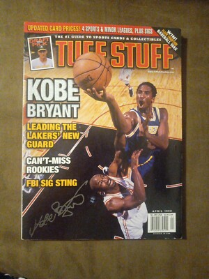 1998 Tuff Stuff Magazine April 1998 Kobe Bryant - Los Angeles Lakers ...