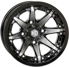 HD Wheels 5x100 Spinout Wheel Gloss Black Machined Face W Red for sale ...