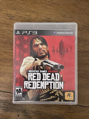 Red Dead Redemption PS3 Black Label Disc & Case with Map and insert ...