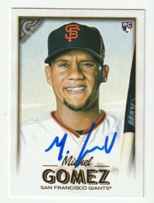 Miguel Gomez Signed 2018 Topps Gallery Card #135 Auto SF Giants RC Autograph COA | eBay