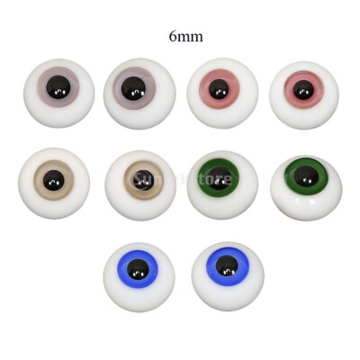 Glass Doll Eyes BJD Doll Eyeballs DIY Handwork Crafts for Ball Jointed ...