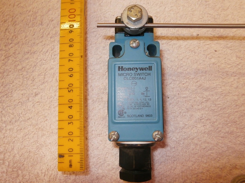 Limit switch by Honeywell. GCB01A4J, IP66, adjustable wire actuator ...