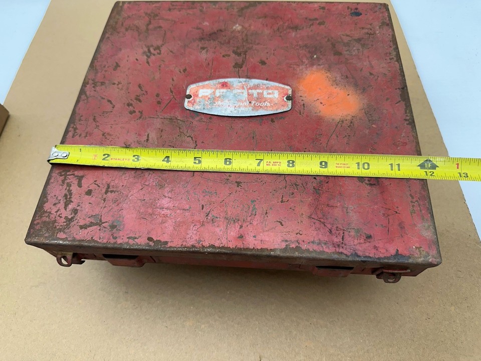 Vintage Proto Tools Metal Socket Case Box 4019 Made in USA Fair Shape ...