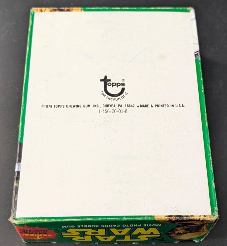 🔥1977 Topps Star Wars Display Wax Pack Box w Orig. 36 Wrappers + 1 ...