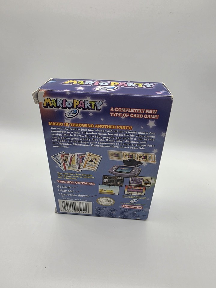 Mario Party e Reader Boxed Set Complete, 64 Cards, Playing Mat Booklet ...