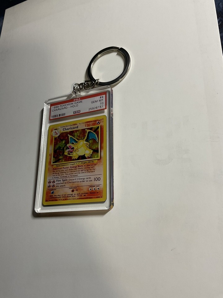 Key Issue Keychains™ - Charizard - PSA Homage - Pokemon - SALE !! | eBay