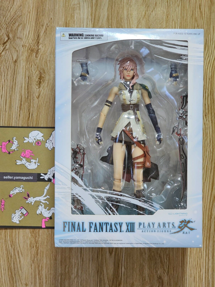 LIGHTNING FINAL FANTASY XIII PLAY ARTS KAI ACTION FIGURE USED 2009 | eBay