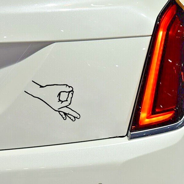 Circle Game Decal Hand Finger Car Truck Tumbler Laptop Sticker 22 ...