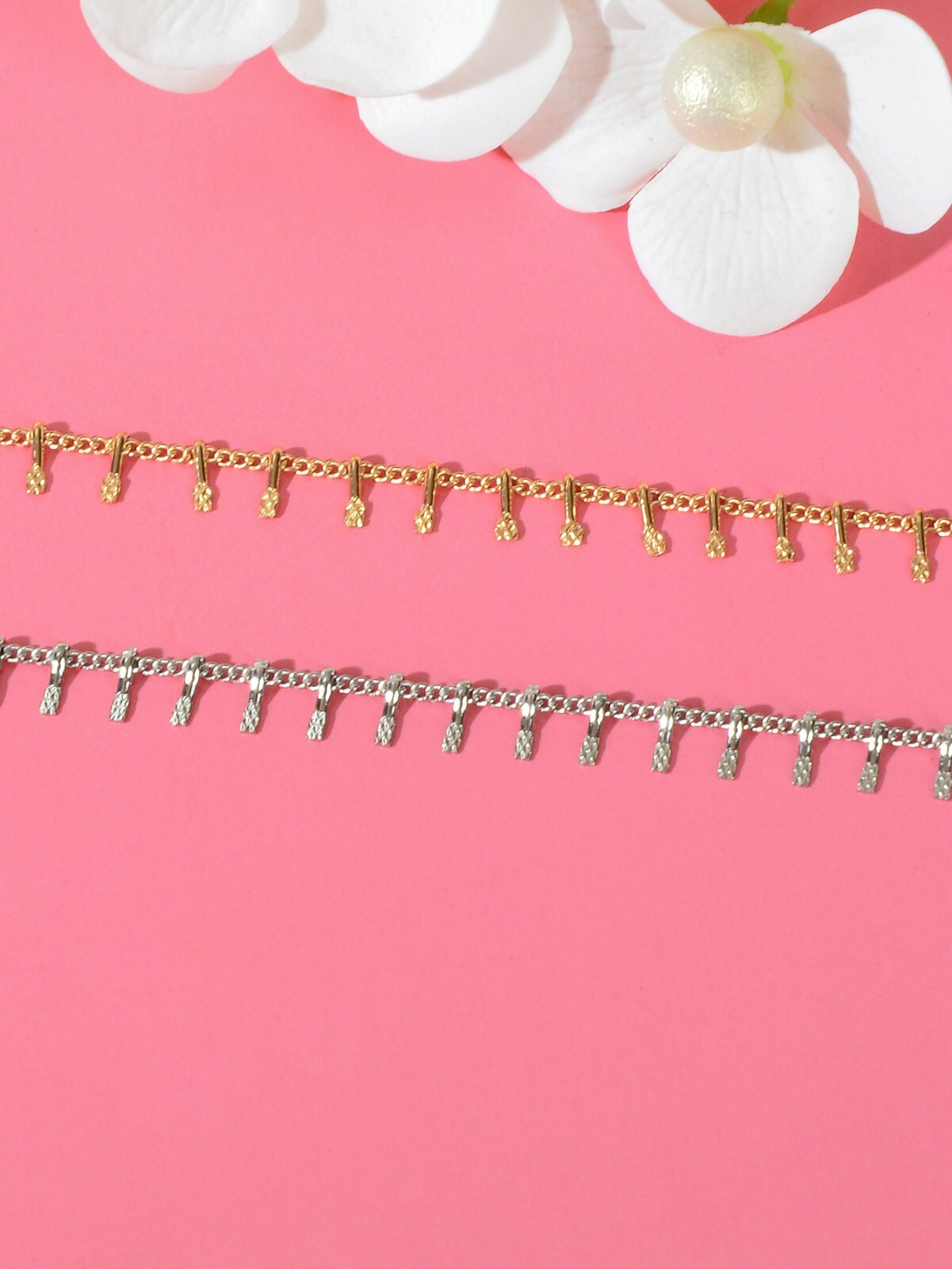 2pcs Valentine's Day Gift Beach Anklets Matching Couple Best Friend ...